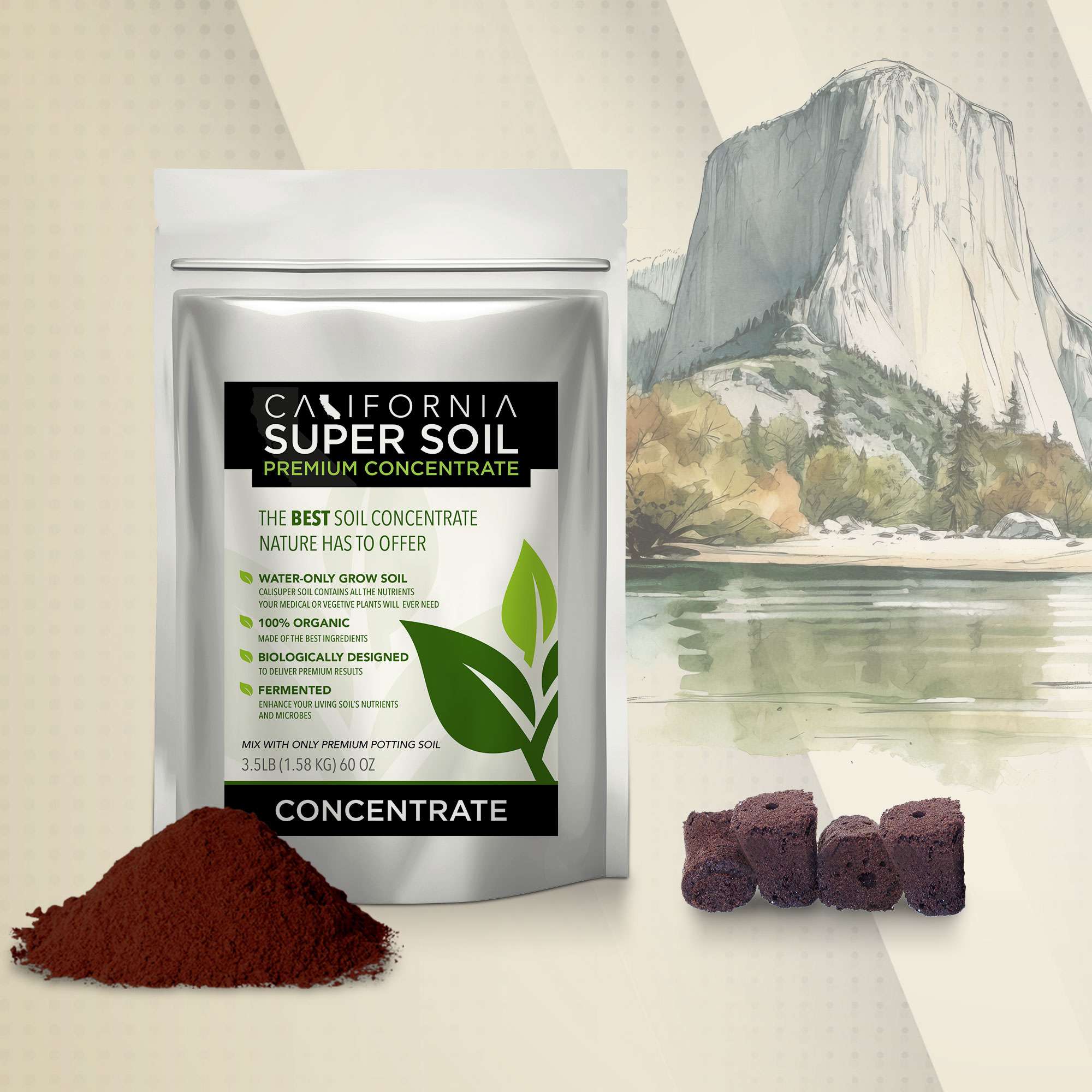 Concentrate Super Soil 3.5lbs - California Super Soil